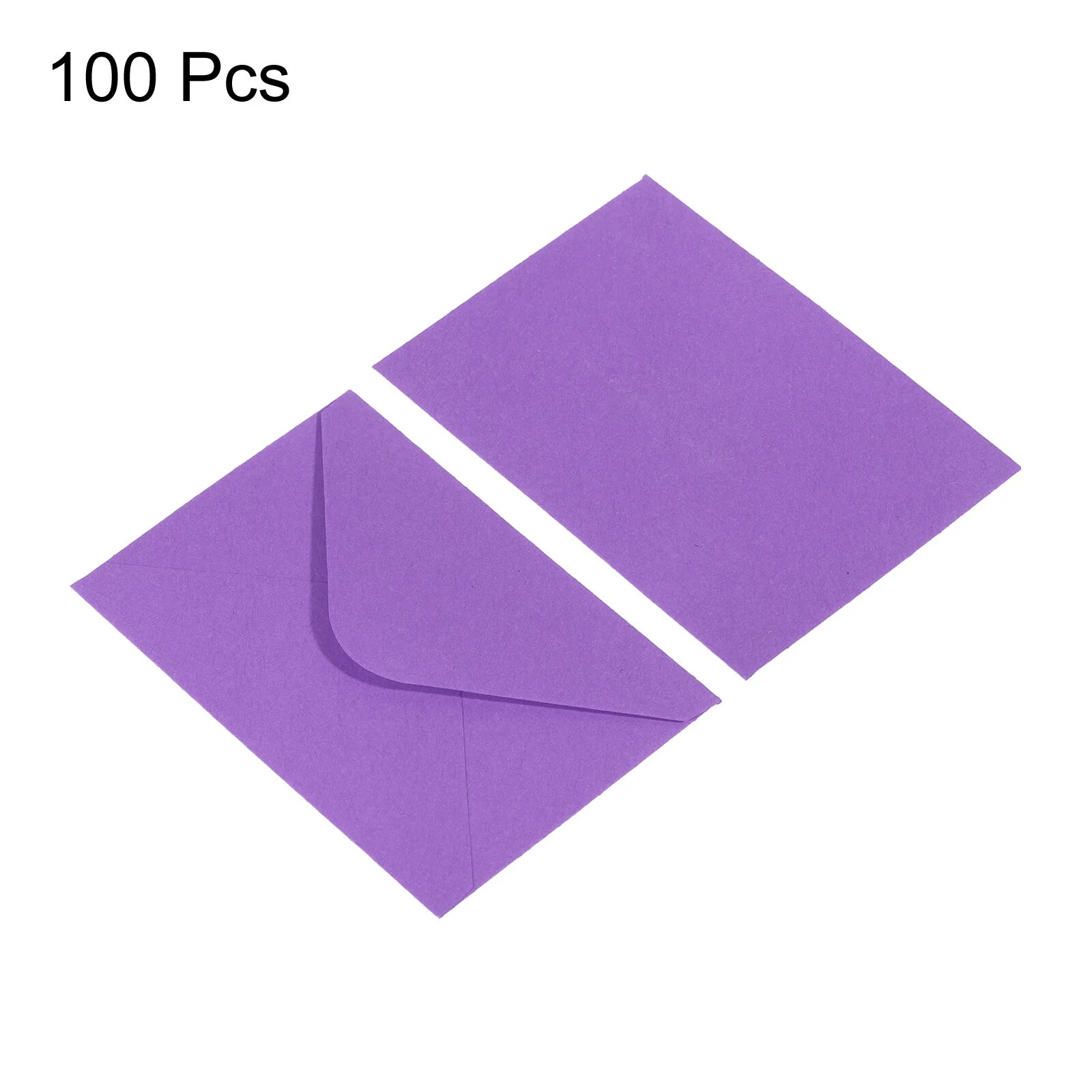 Фиолетовые мини-конверты 10x7 см, 100 шт