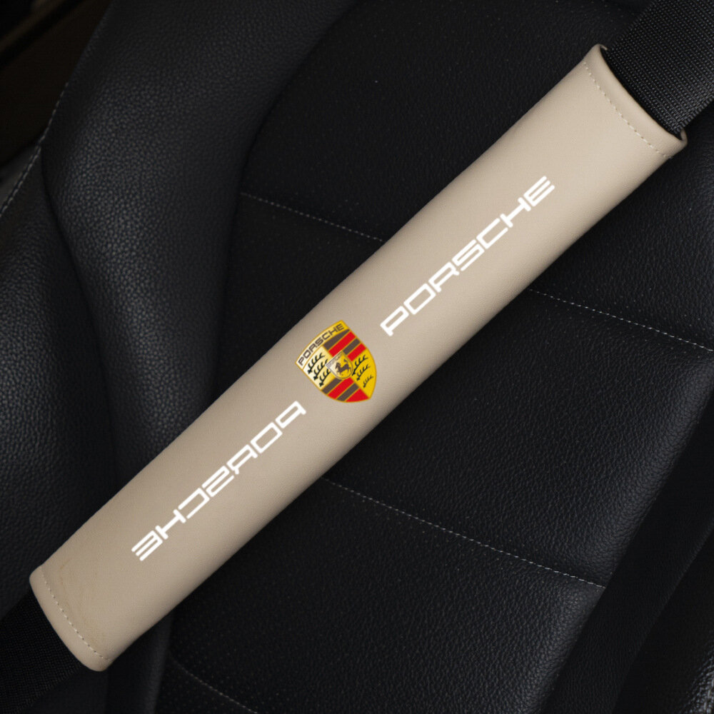 Защитный накладка на плечевой ремень с логотипом Mercedes-Benz, удлиненная кожаная, удобная и дышащая накладка на плечевой ремень