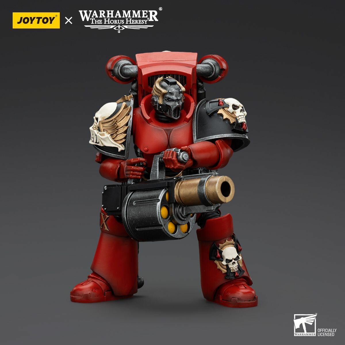 Подвижная фигурка JOYTOY Warhammer 30K 1/18 Action Figures Arch-Erelim with Angel's Tears Grenade Launcher