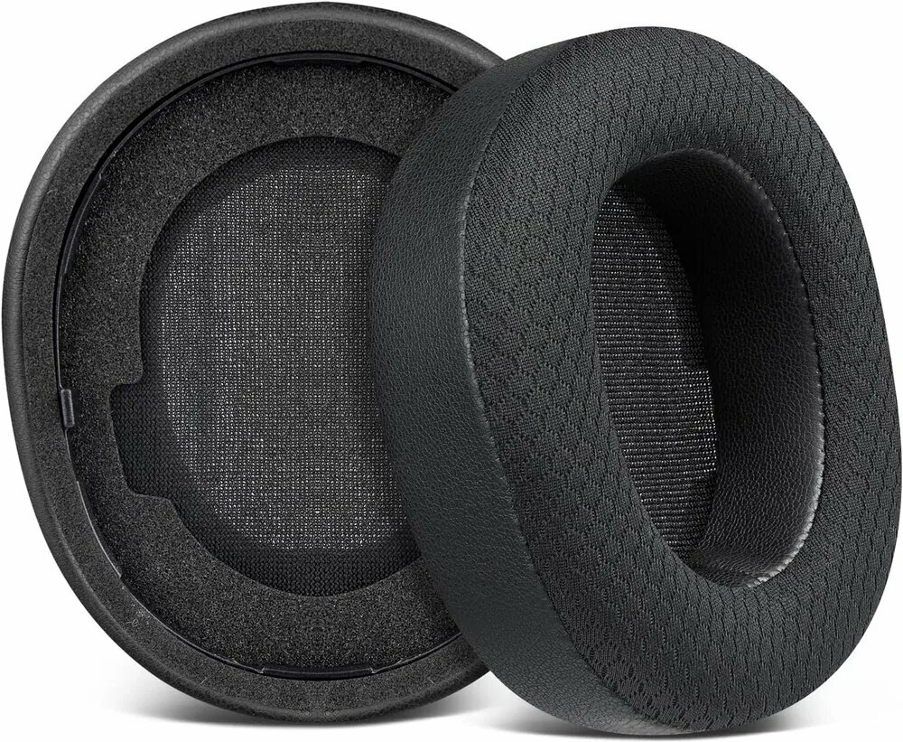 SOULWIT Сетчатая ткань Aмбушюры для наушники Steelseries Arctis Nova Pro Wireless/Arctis Nova Elite (Черный)