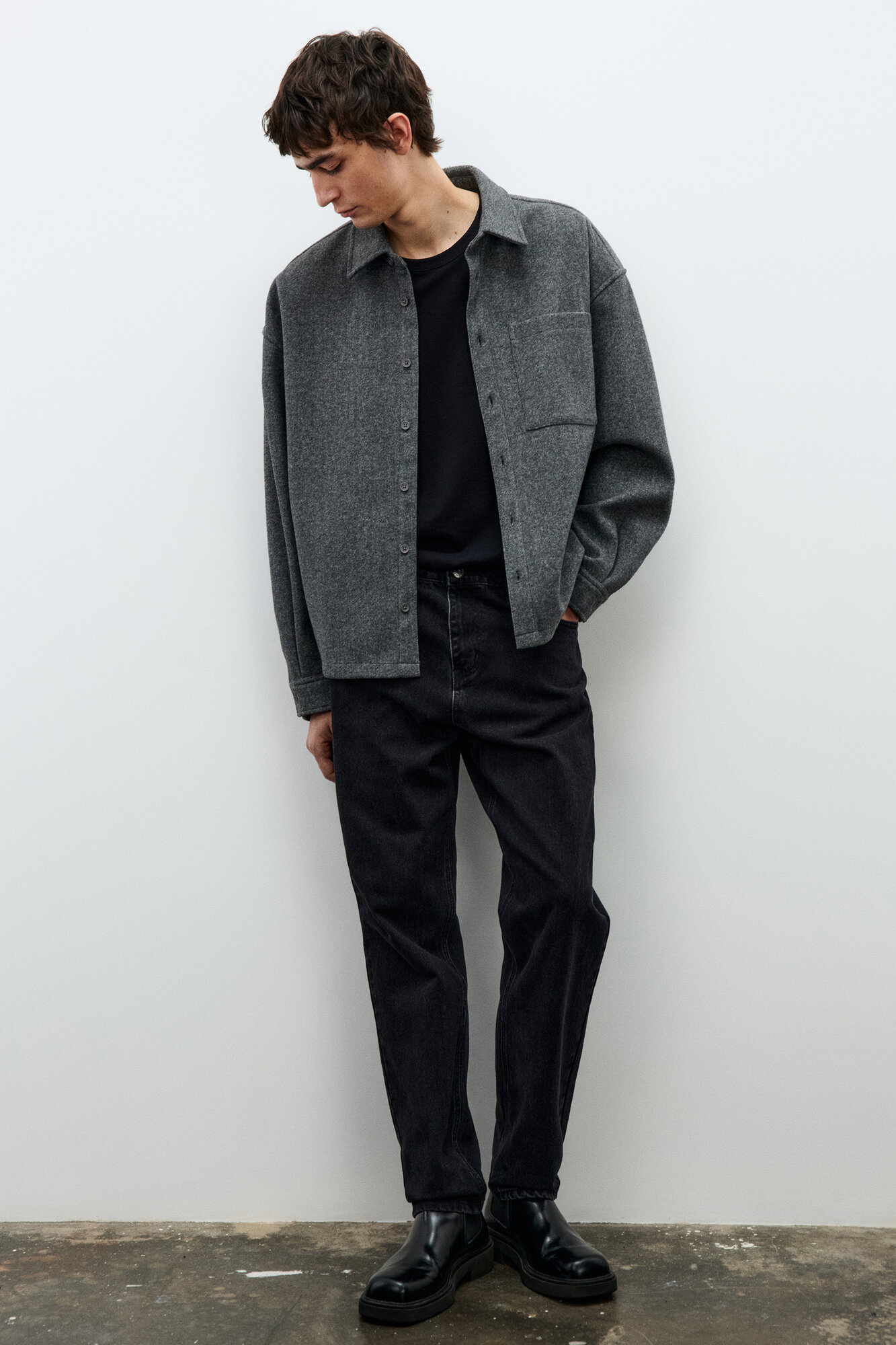 Джинсы зауженные basic 