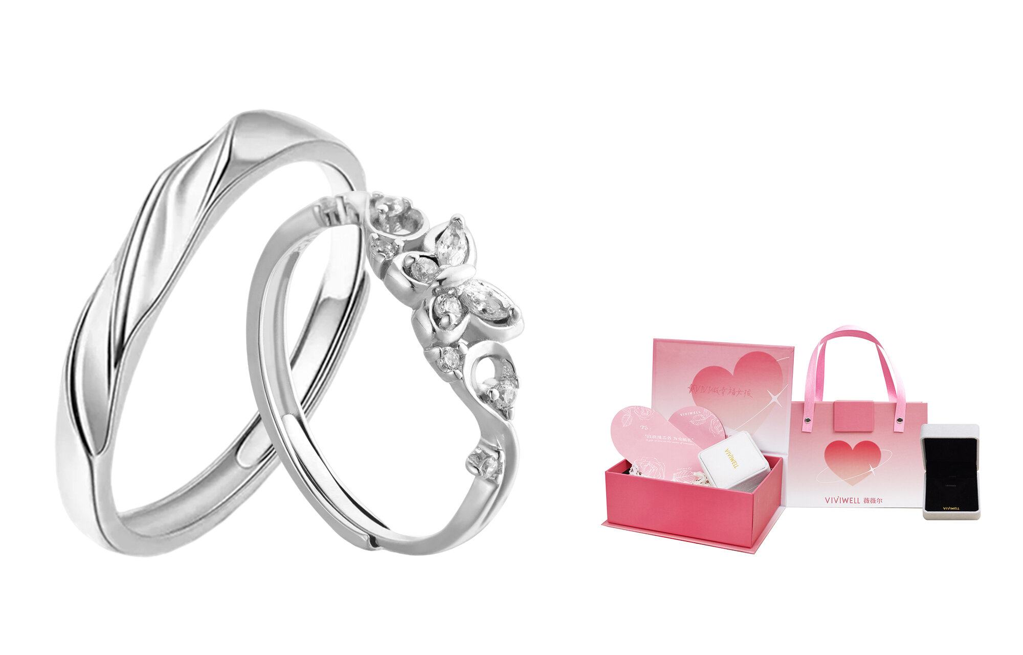 Кольцо, Swarovski Zirconia