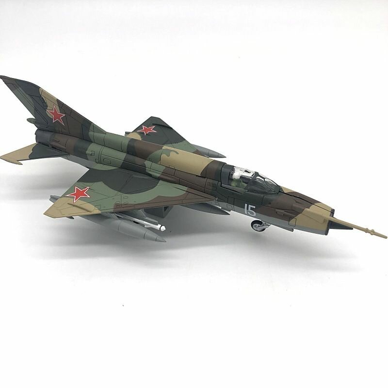 Модель самолёта MiG-21 в масштабе 1:72, литой металлический советский истребитель для коллекции или в подарок