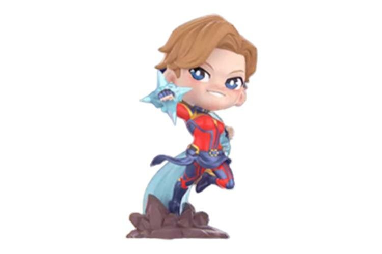 Фигурка унисекс POP MART Marvel Infinity Saga Series Iron Patriot, Confirmed-Hidden Style 1-Captain Marvel Awake (Open)
