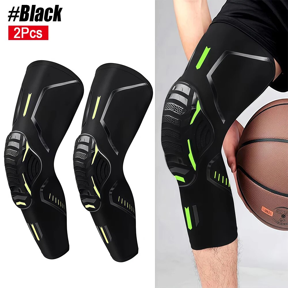 SPOSAFE Наколенники и налокотники для взрослых Черный, XXL, Knee-Black