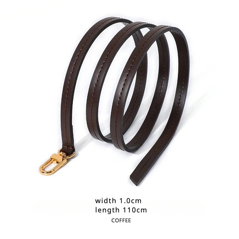 Сумка-кошелек из натуральной кожи для LV Neverfull Coffee 1CM 110CM