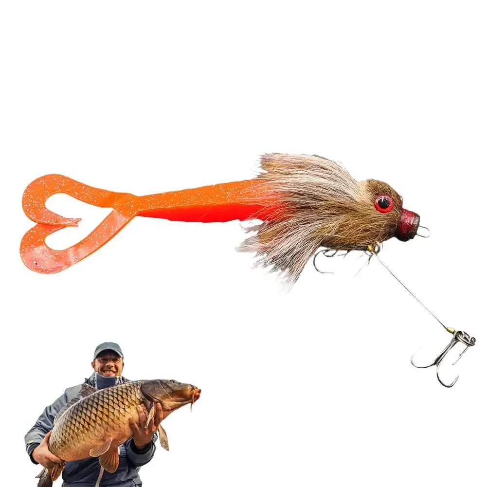 Приманка для рыбы Mouse Baby Swimbait 22 см WHITE