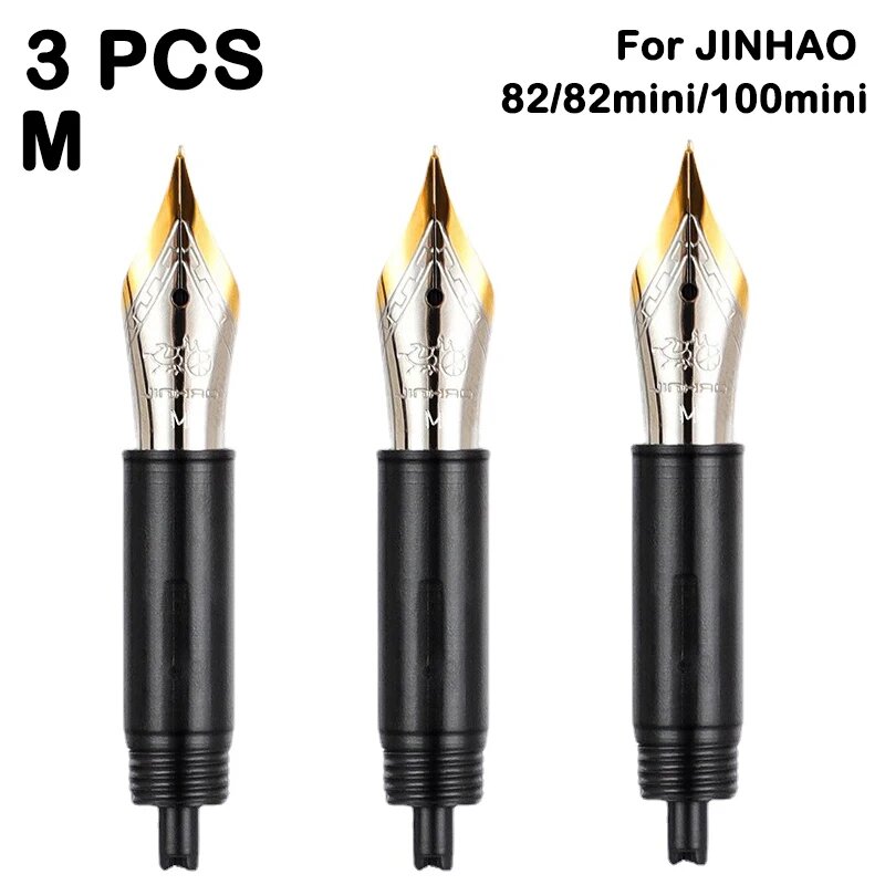 JINHAO заменяемое перо для перьевых ручек 3 PCS NO.26 M Nibs
