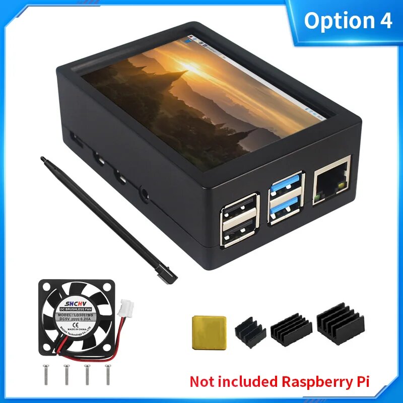 SHCHV Сенсорный экран для Raspberry Pi 4B 3B+ 3B Option 4