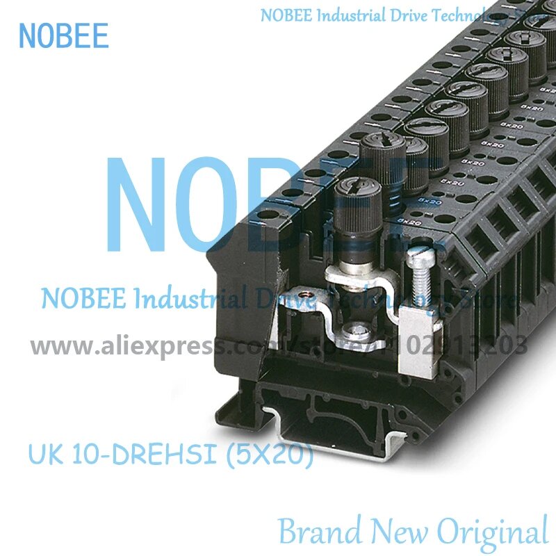 Модульный клеммный блок Fuse UK 10-DREHSI (5X20) черного цвета Shipping fee