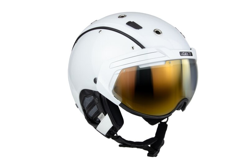 Шлем CASCO SP-6 Split Prism с визором (S (52-56) /07.1987/ pearlwhite)
