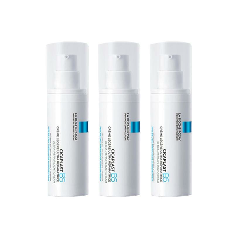 Крем унисекс La Roche-Posay Cicaplast B5 Ультра-восстанавливающий легкий, 40мл*3