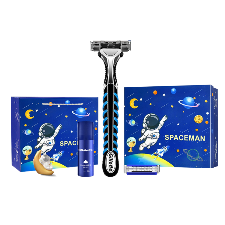 Бритвенный станок для тела мужской Gillette Spaceman (Wei Feng Triple Blade Head+Astronaut Box Limited Edition)