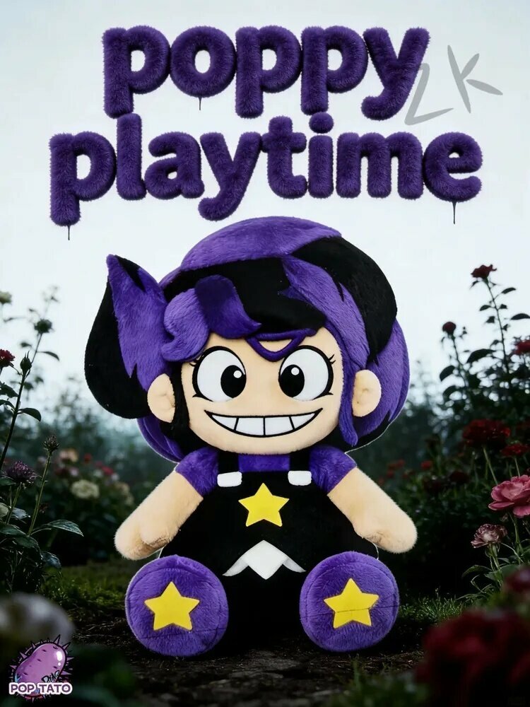 Плюшевая игрушка Lily Lovebraids (Лили Лавбрейдс) из Poppy Playtime 5, мультяшная фигурка