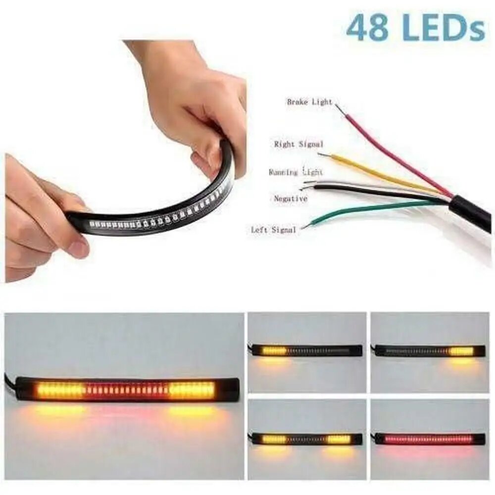 Светодиодная лента 48SMD для мотоцикла