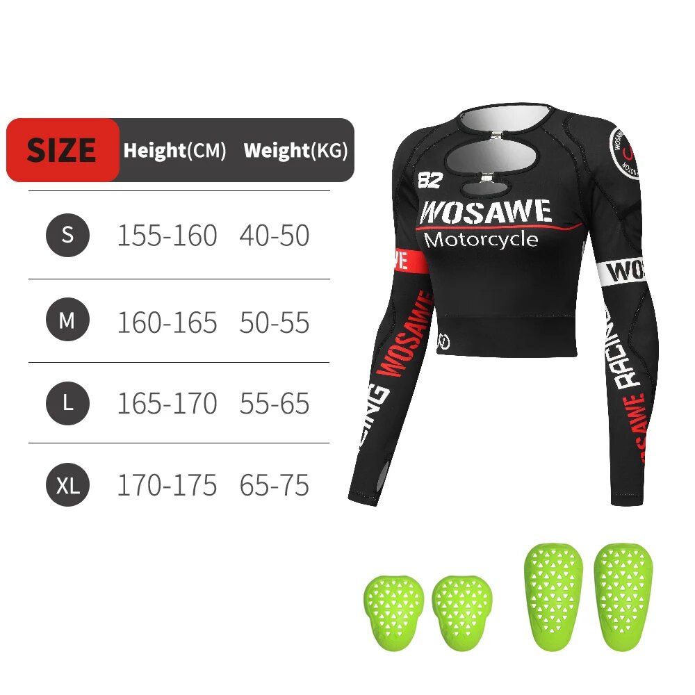 Мотокуртка WOSAWE, Цвет: MF326G set