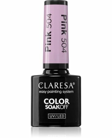 Лак для ногтей Claresa SoakOff UV/LED Color Balloon Journey, розовый, 5 г