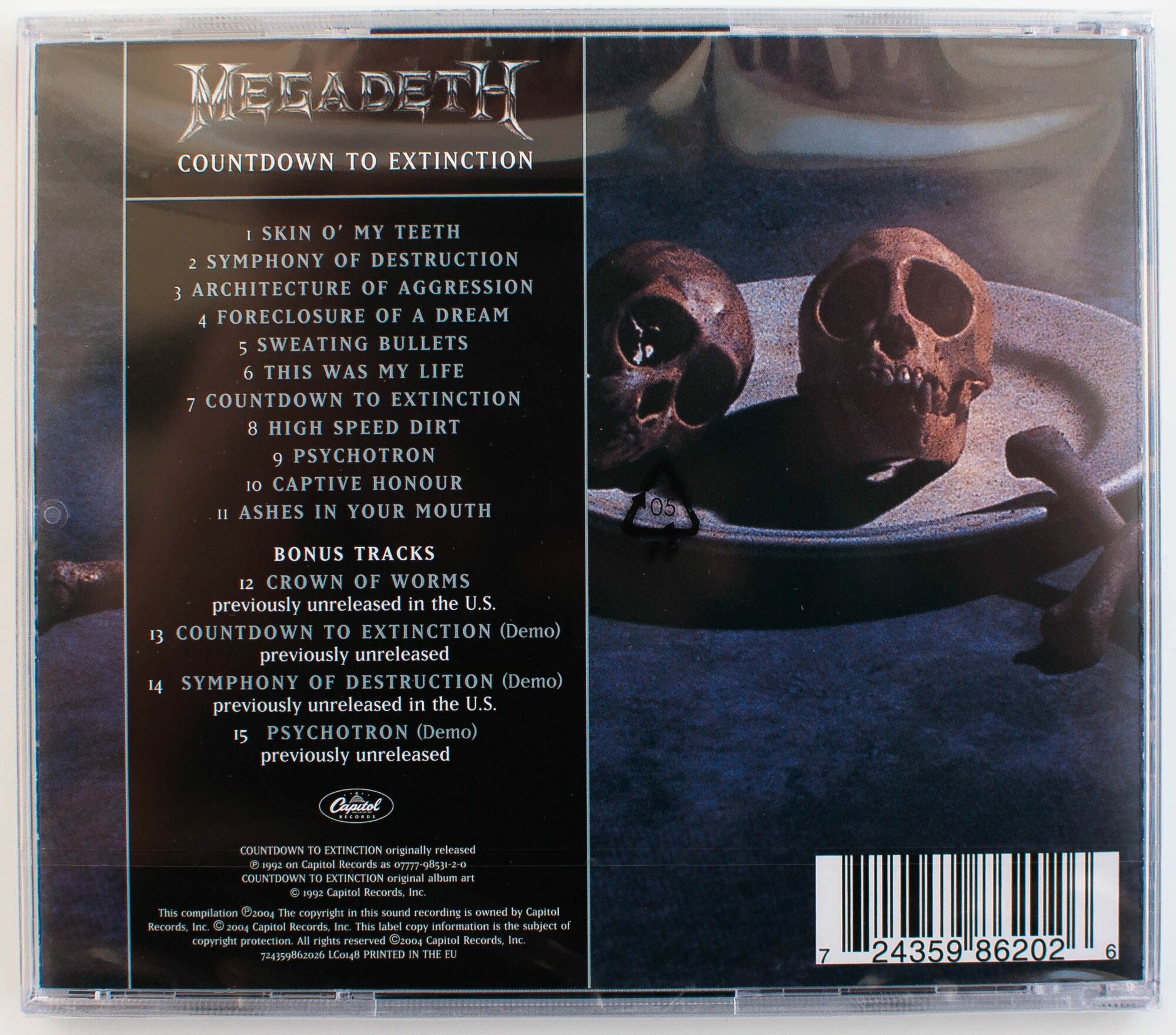 Megadeth - Countdown To Extinction Аудио CD Оригинал из Европы — фото 1