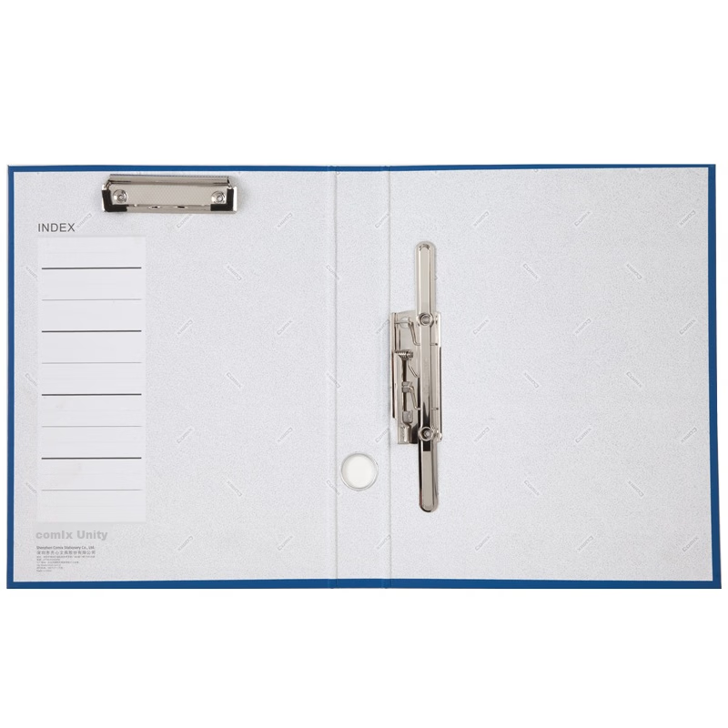 Comix A4 Long Clip + Board Clip, Cardboard File Folder/document Folder/blue, NO.333 — фото 1