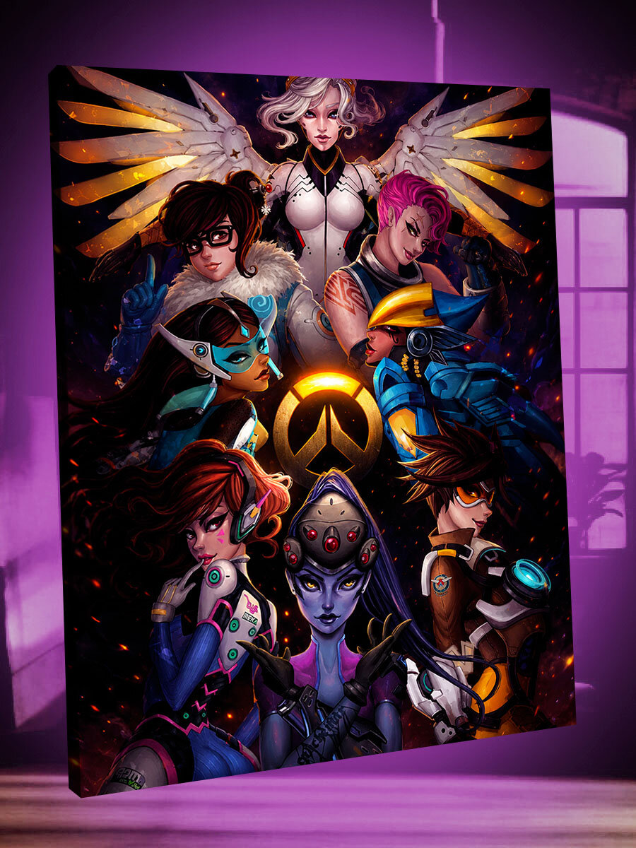 Интерьерная картина Арт в стиле Overwatch