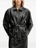 Куртка  Belted zip-up jacket, размер L, black/black