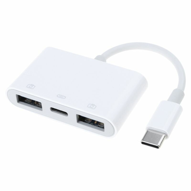 (1 шт) USB хаб Type-C 3.0