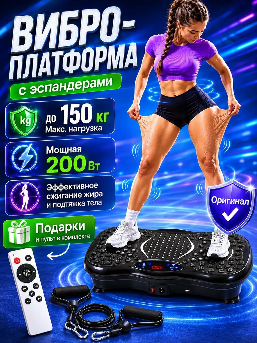Виброплатформа для похудения тренажер до 150 кг