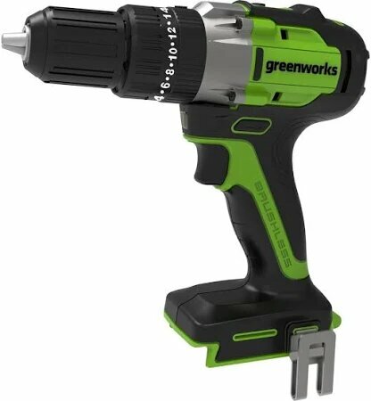 Дрель-шуруповерт Greenworks GD24DD60 аккум. патрон: быстрозажимной (3704107)