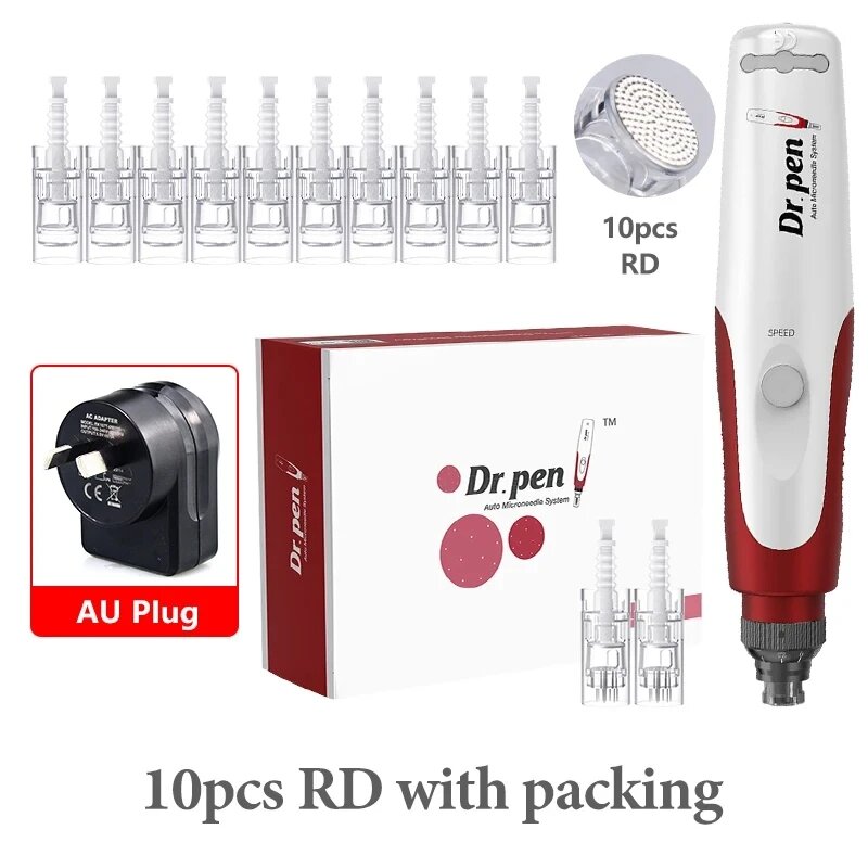Dr.pen Ultima N2 с 10 RD насадками, AU Plug