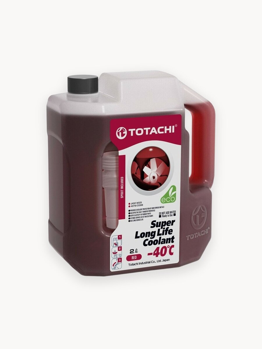 Антифриз готовый раствор 2 л Super LLC Red красный / Totachi 41802