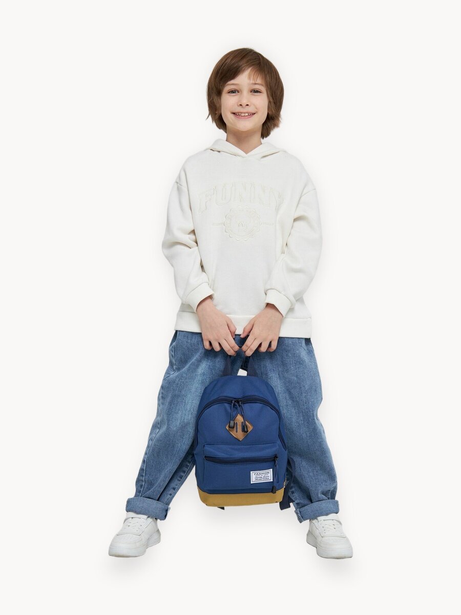 Рюкзак дошкольный Babystar Market, для малышей в садик, мягкий, регулируемые лямки, синий