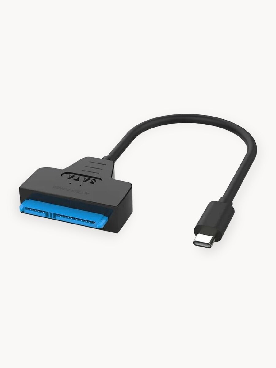 Кабель / Переходник / Адаптер SATA - Type C для HDD 2,5" / SSD, 22 см, SATA кабель
