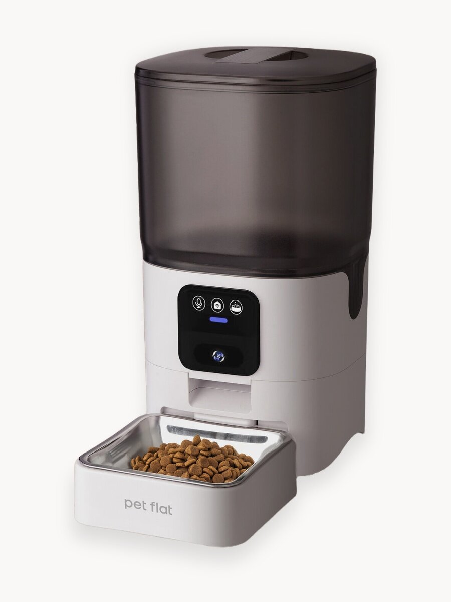 Автокормушка для кошек и собак Easy Feed PET FLAT, с камерой