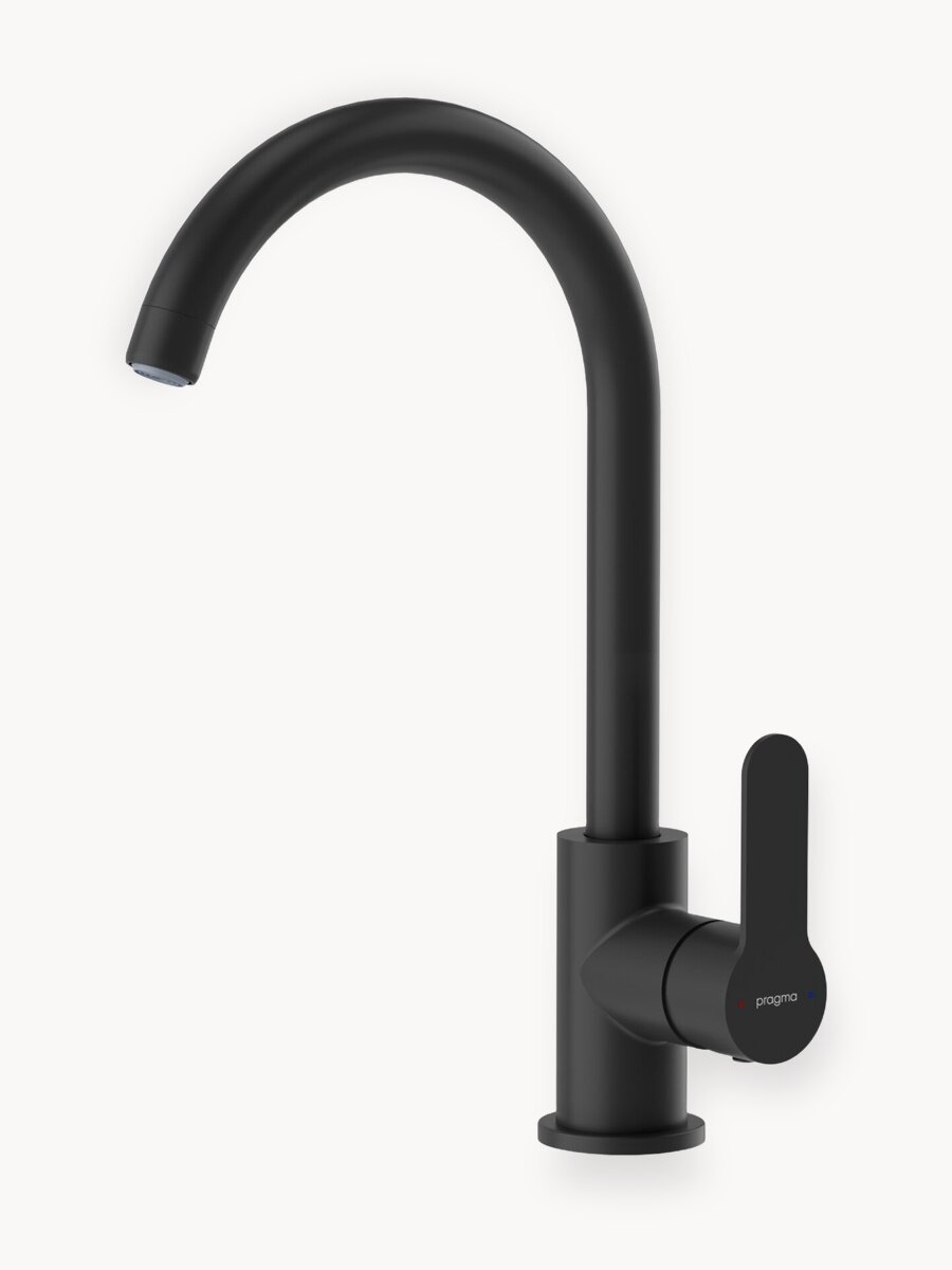 Смеситель для кухни Pragma Melpul, матовый черный, MEL7. B1JU.002