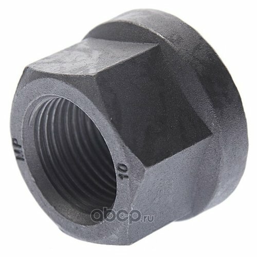 Гайка м27х2х30 камаз, маз стремянки рессоры задней с насечкой тефлон megapower MegaPower 90000035