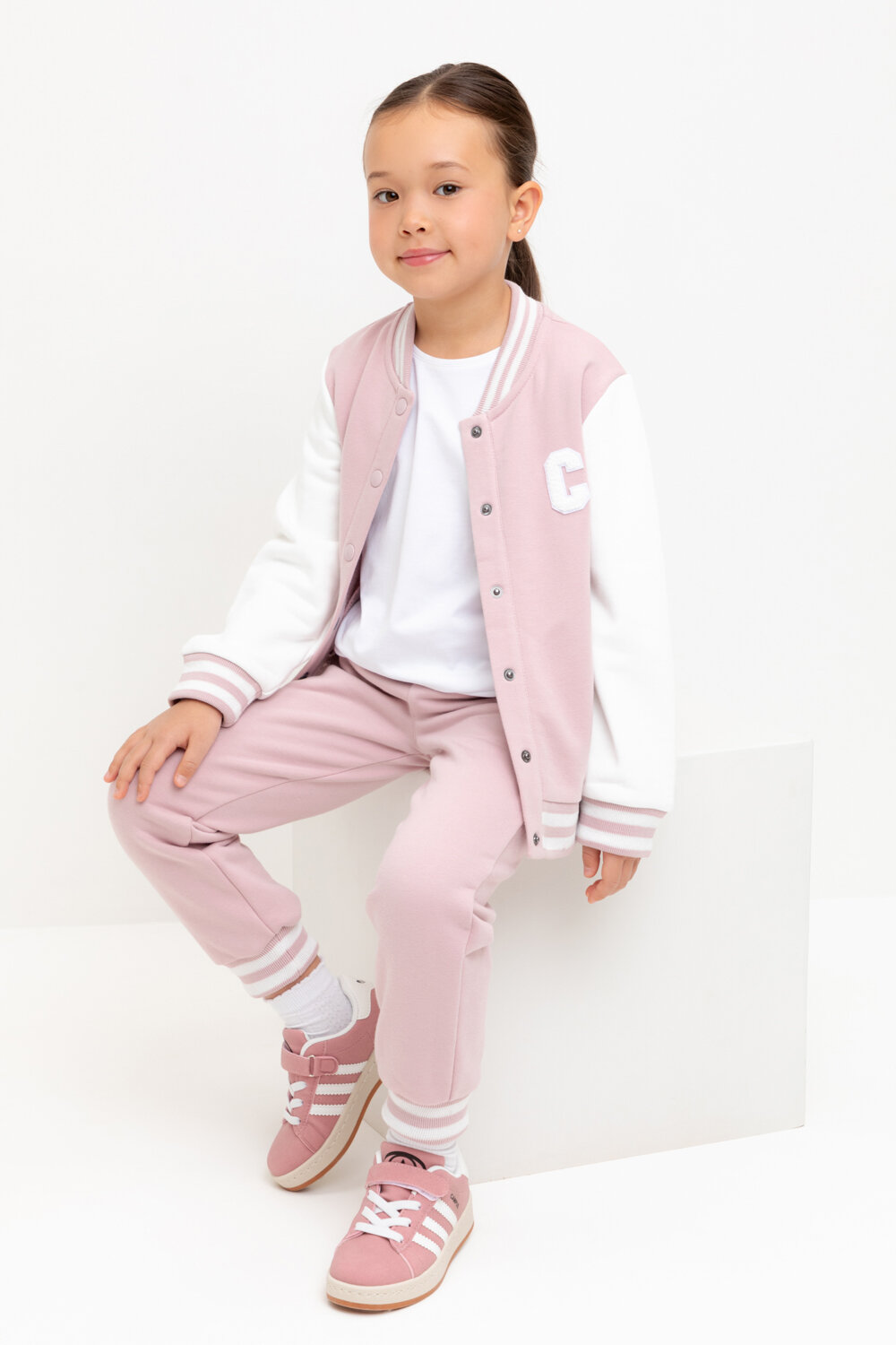 Бомбер КР 302675/розовый лед