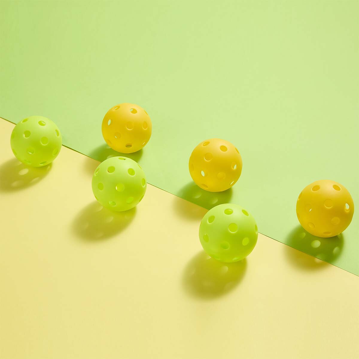 Мячи для пиклбола KAWASAKI T-26, в наборе 6 штук