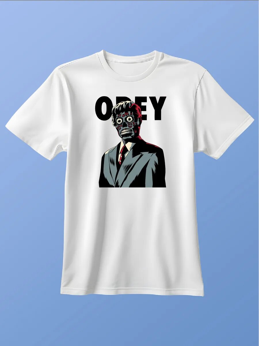 Футболка чужие среди нас obey