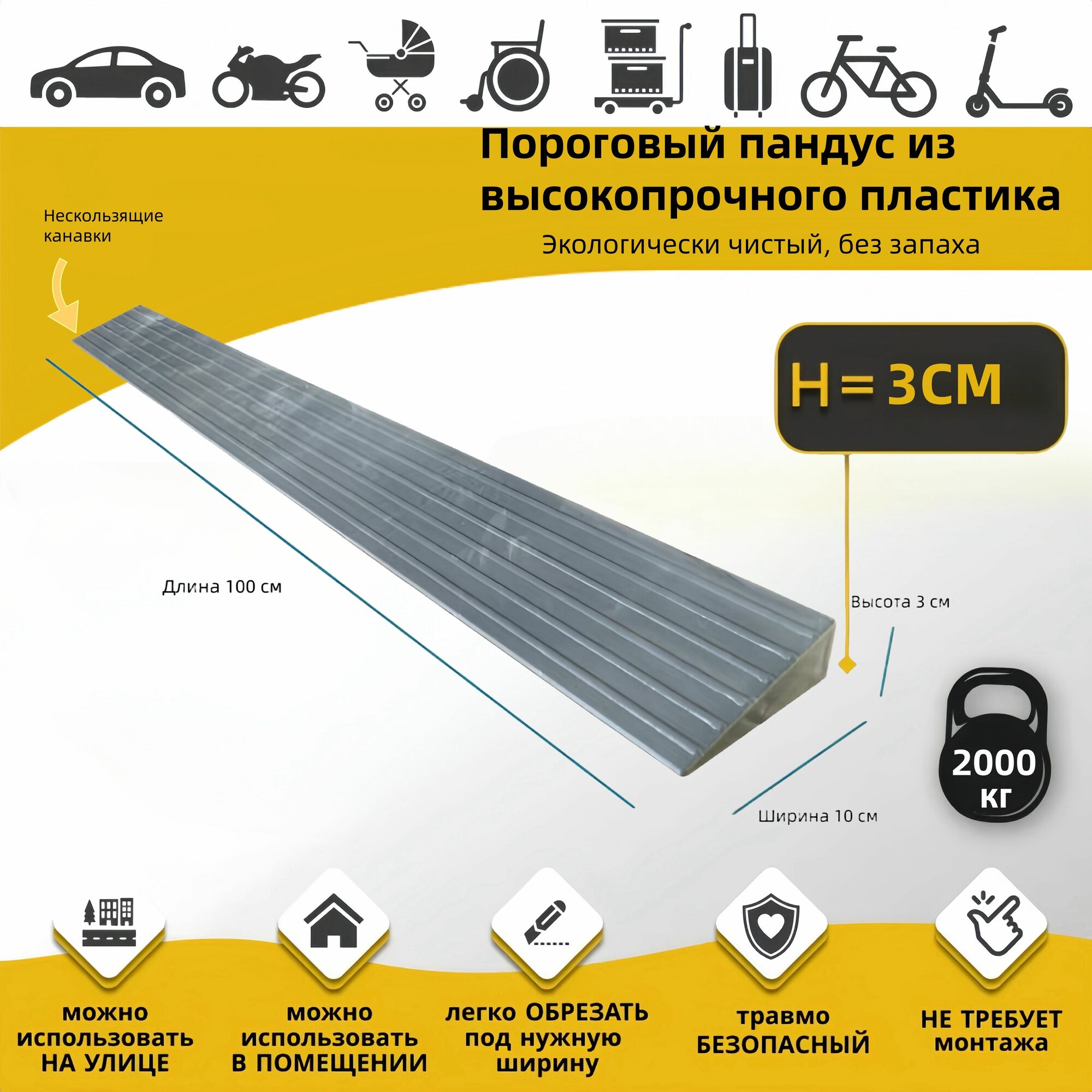 Пандус для инвалидной коляски
