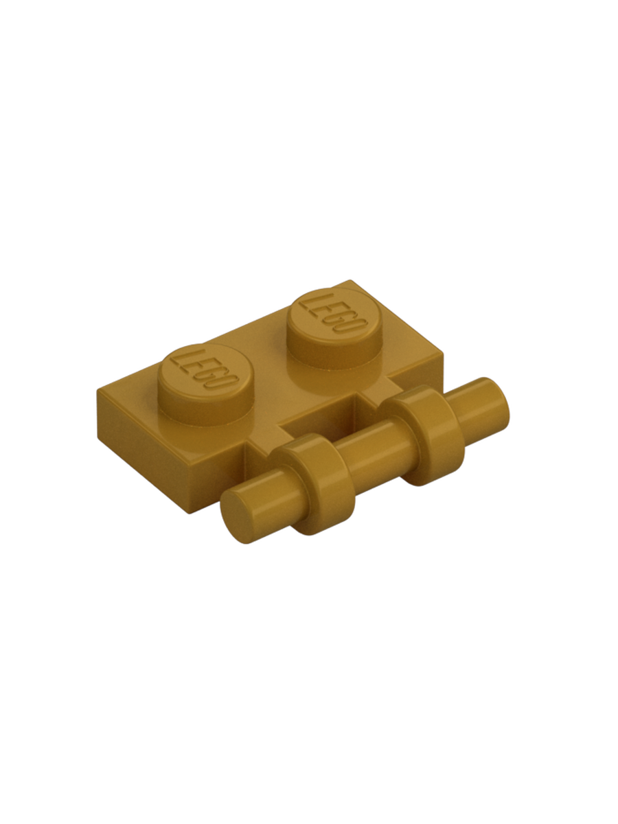 Деталь Lego Plate, Modified 1 x 2 with Bar Handle on Side - Free Ends (2540)