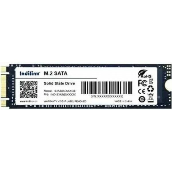 Накопитель SSD Indilinx IND-S3N80S, 512Gb, SATA III, M.2 2280, R/W 500/450