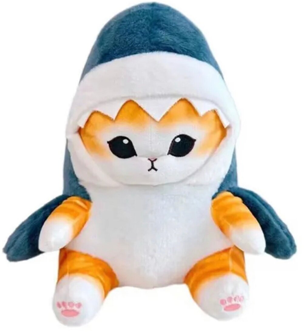Мягкая игрушка Котик-акула, Кот-акула 13см