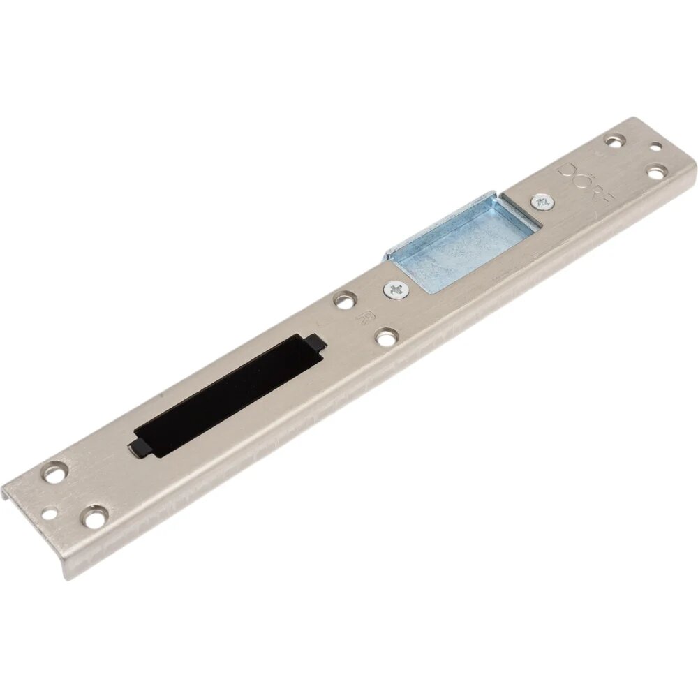 Планка ответная дверная для ПВХ DORF правая R13 DORF_2_R13 тип защелки, правое открывание, межкомнатные двери