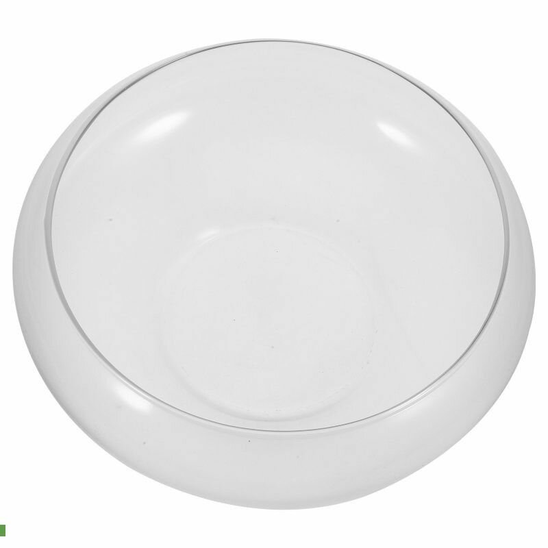 Белая ваза-аквариум, креативный настольный маленький стеклянный цветочный горшок, лотос 25.00X25.00X10.00CM, прозрачный