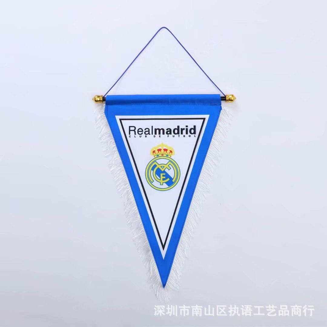Вымпел болельщика "Реал Мадрид", цвет Реал Мадрид
