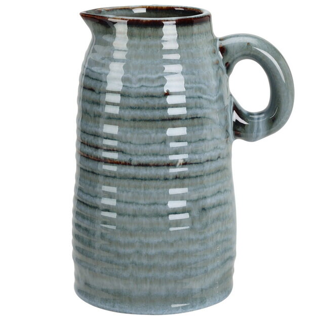 Керамическая ваза-кувшин Stanley 17 см синяя, Koopman, 95202580-2