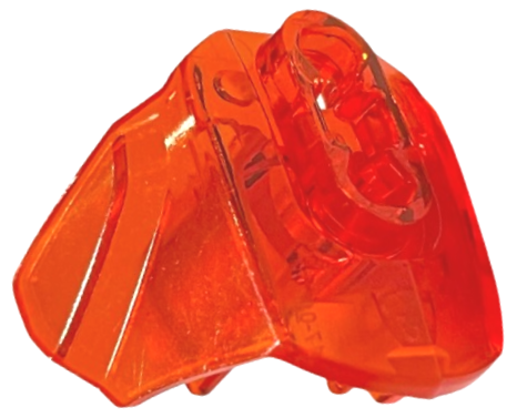 Hero Factory Armor with Ball Joint Socket - Size 3, 90641 Trans-Neon Orange U