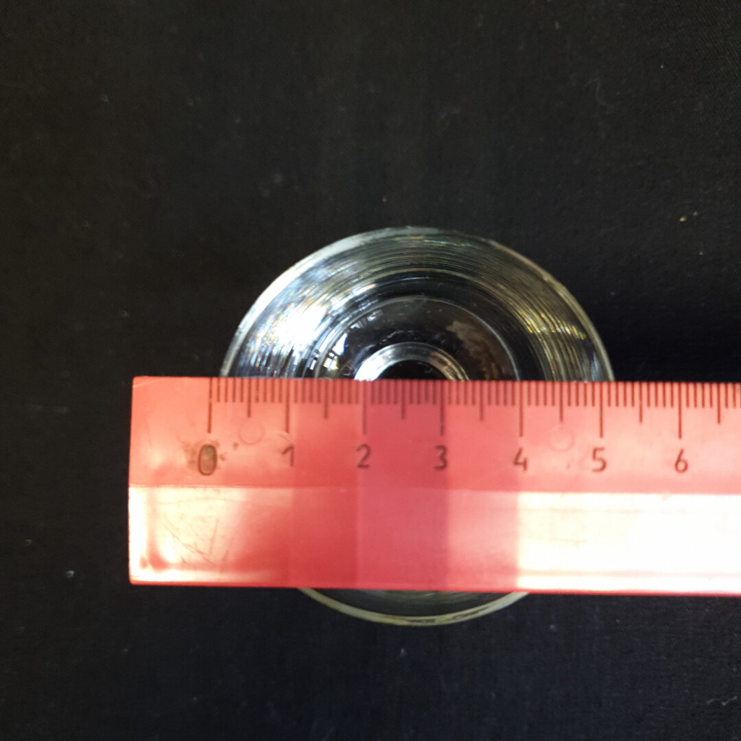 Рюмка с цветочным орнаментом, стекло СССР , цена за 1 шт