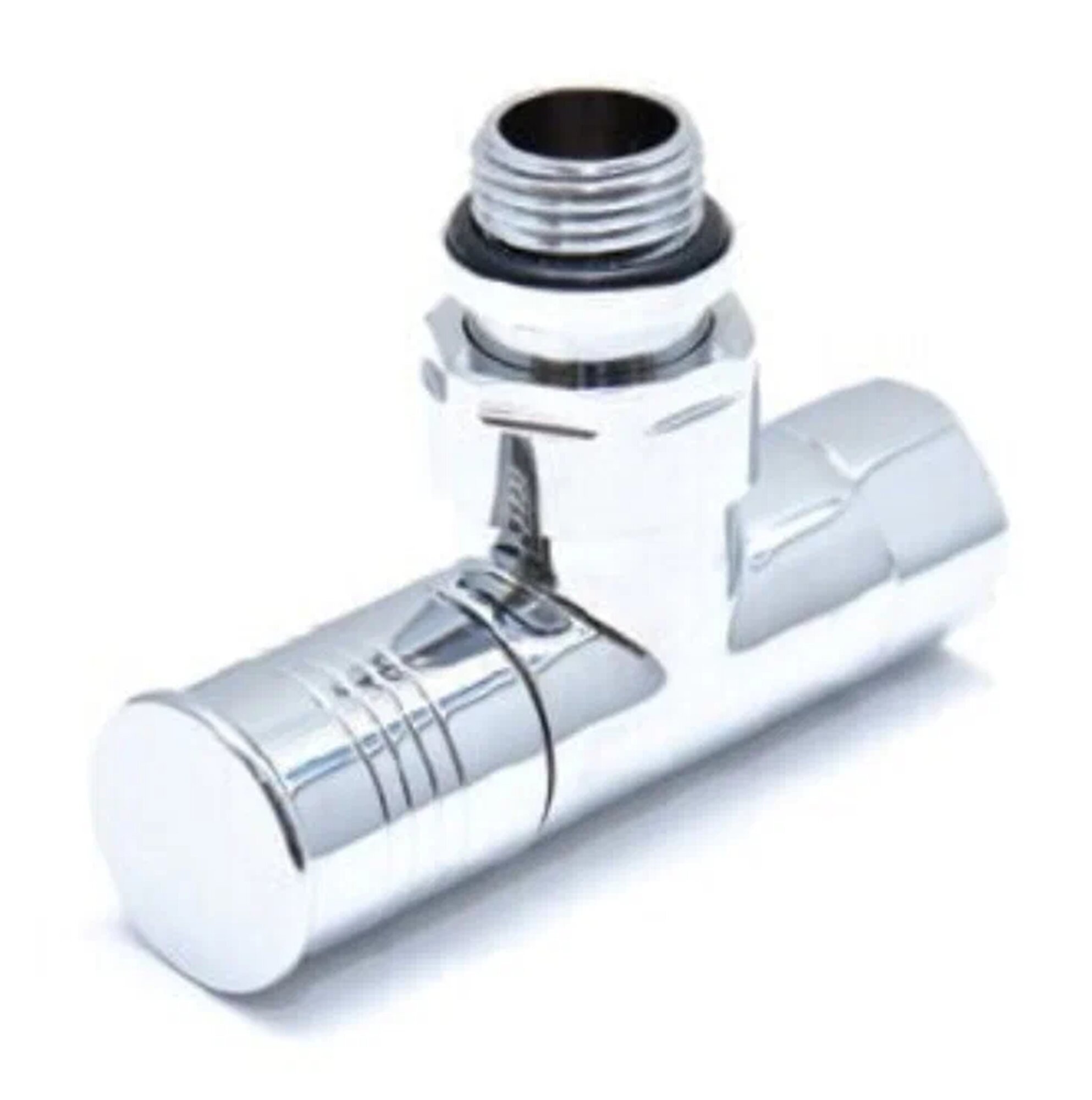 Вентиль запорный угловой Luxon ZZ-4702 1/2"х1/2" внутренняя наружная, хромированный
