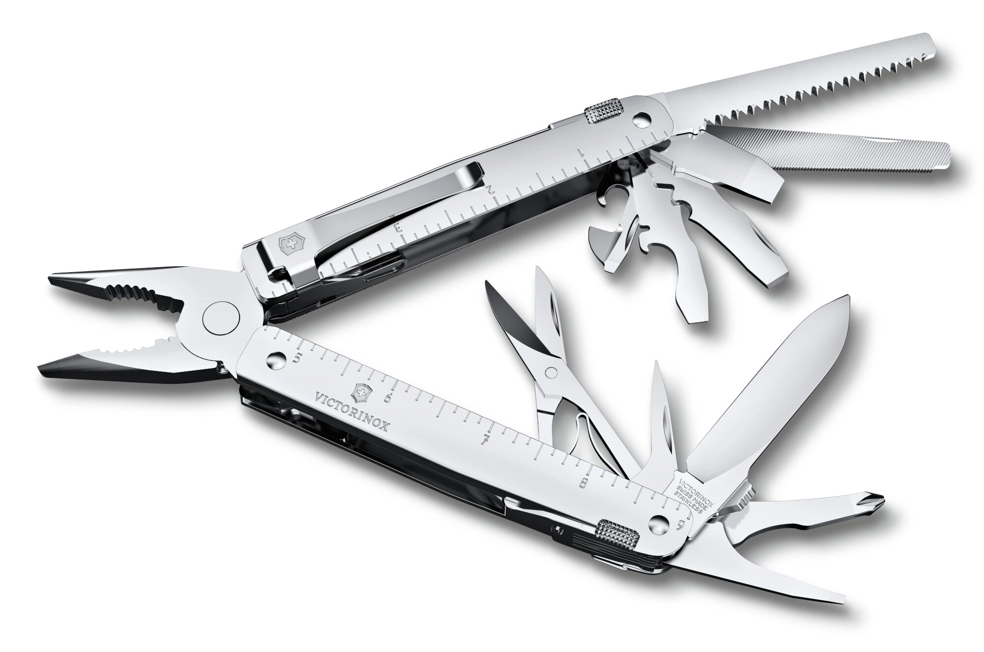 Мультитул Victorinox SwissTool MX Clip, 26 функций, серебристый [3.0327. mkb1]